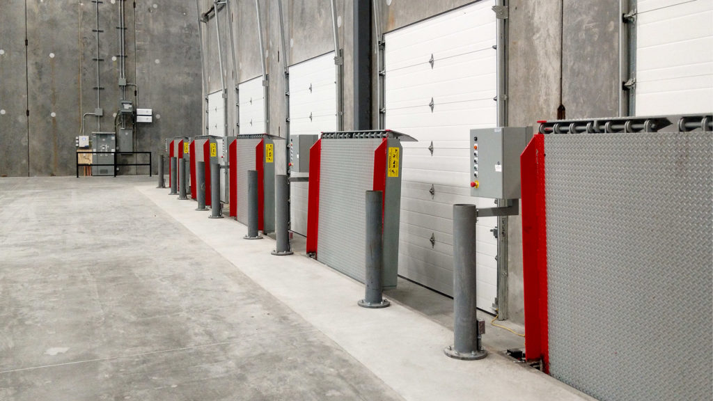 Vertical Dock Levellers - Lower Mainland Dock Products Ltd.